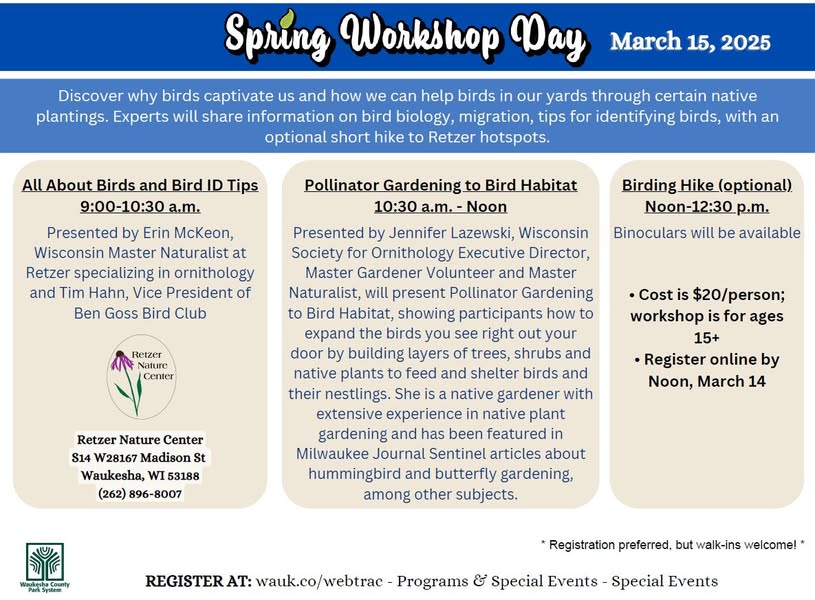 Mar 9: Lakeshore State Park – Milwaukee Birders